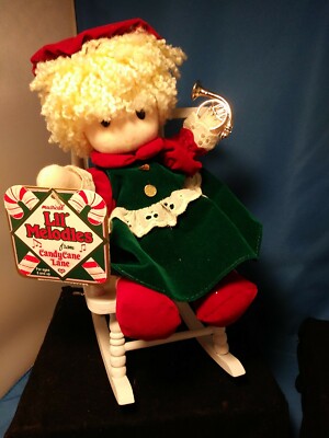 Doll Christmas Animated Musical MOVES HEAD | eBay