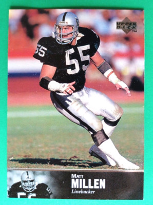 1997 UPPER DECK LEGENDS FB MATT MILLEN #142 LOS ANGELES RAIDERS NICE | eBay