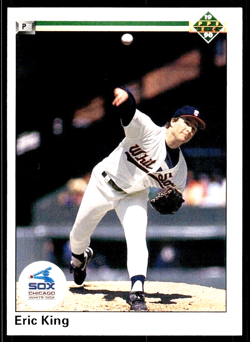 1990 Upper Deck #651 Eric King Pitcher Chicago White Sox FREE shipping ...