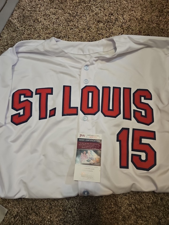 Jim Edmonds Signed St. Louis White Baseball Jersey (jsa) | eBay