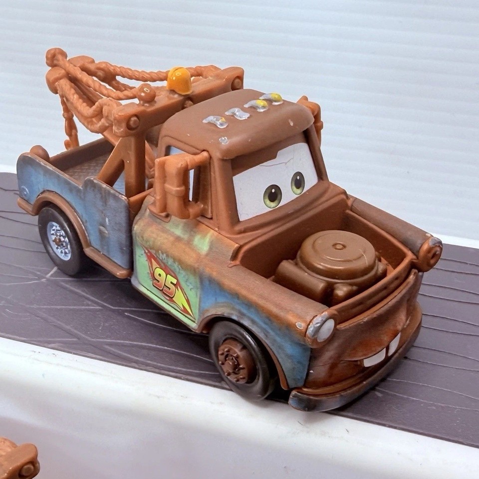 X9 Lot Disney Pixar Cars Diecast 1:64 Tow Mater, Brick, Danny, Chug ...