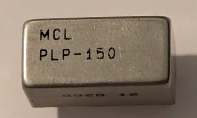 Mini Circuits MCL PLP-150 Lumped LC Low Pass Filter, DC - 140 MHz, 50Ω ...