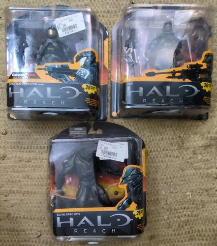 Lot Of 3 New Halo Reach Figures Elite Spec Ops Jun Spartan Operator | eBay
