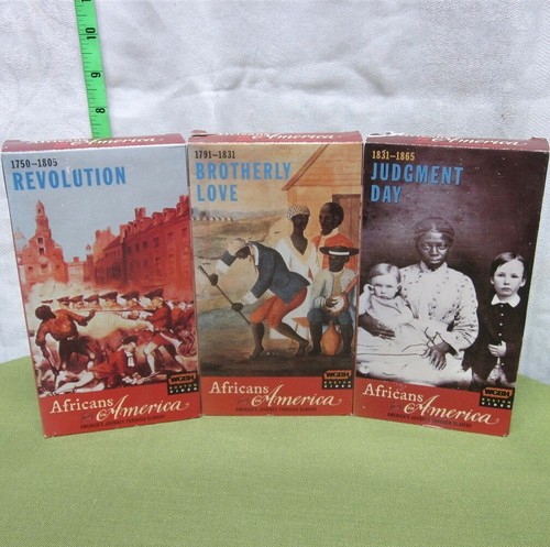 AFRICANS IN AMERICA documentary 3-VHS set Judgment Day 1750-1865 ...