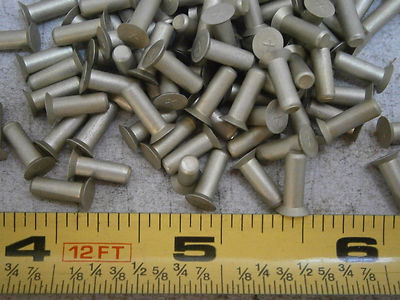 300 Aluminum Rivets MS20426AD3-5 Diameter 3/32" Length 5/16" Flush Head ...