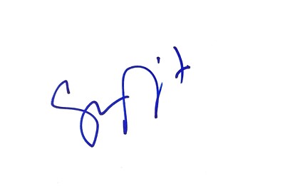 SARAH GILBERT Signed Autographed 4" x 6" INDEX CARD Roseanne The Big ...
