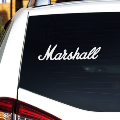 Pegatina Con El Logotipo De Marshall