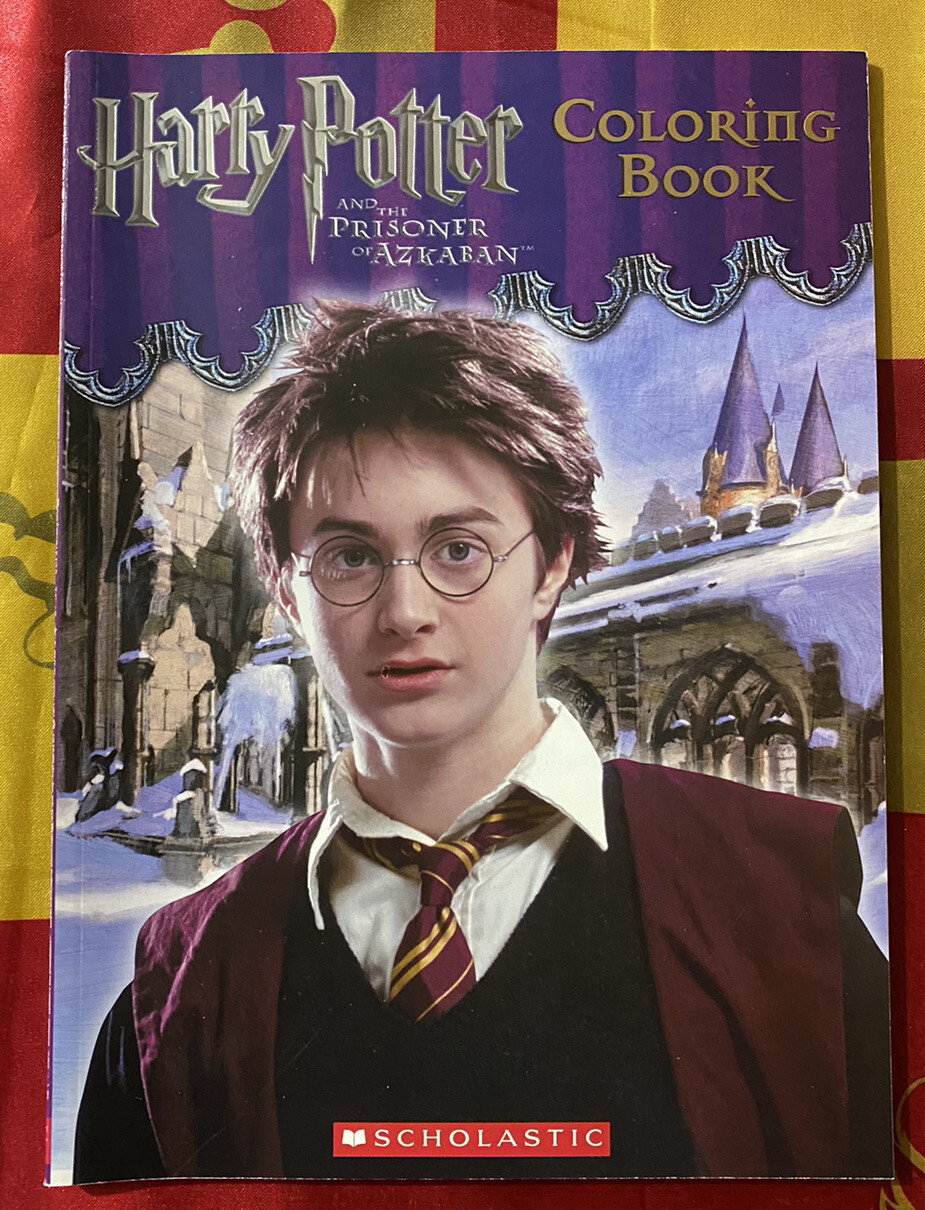 HARRY POTTER and the Prisoner of Azkaban Coloring Book - Scholastic | eBay