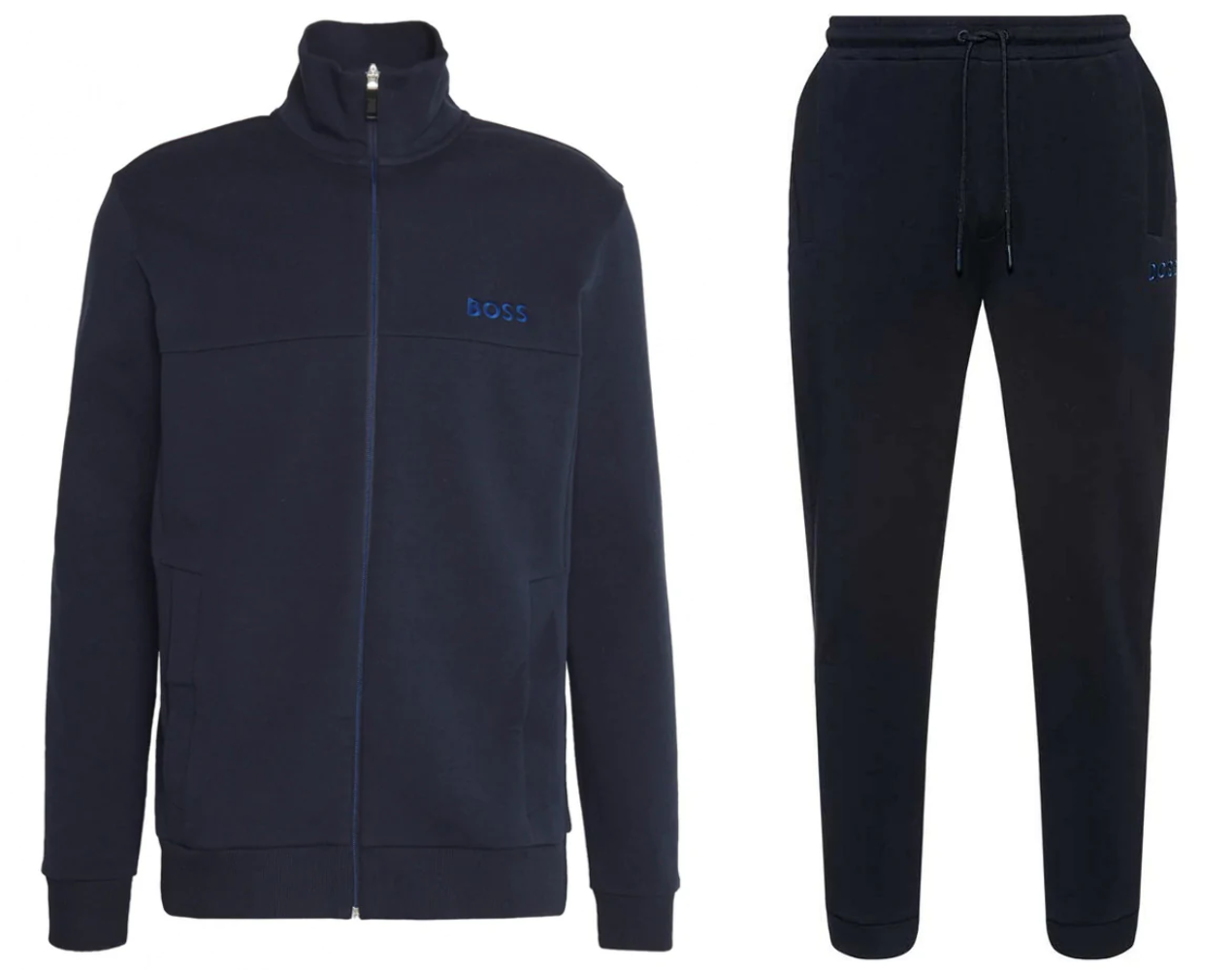 Hugo Boss 50482899-402/50482911-402 Dark Blue Tracksuit | eBay