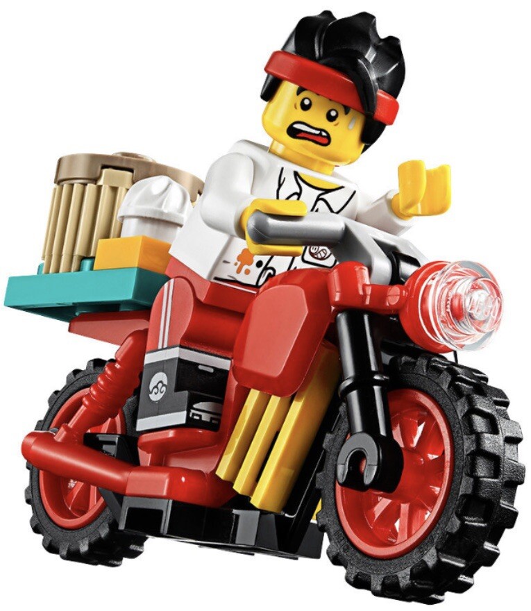 LEGO MONKIE KID’S DELIVERY BIKE 30341 POLYBAG EXTREMELY RARE COLLECTION ...
