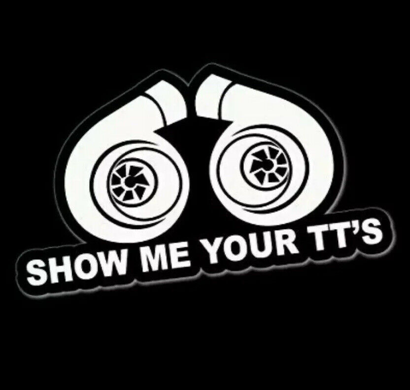 Twin turbo decal sticker k series d series b series show me tt’s | eBay