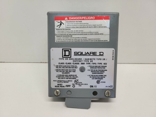 GOOD USED! SQUARE D TYPE 3R ENCLOSURE 9991-KE3 | eBay
