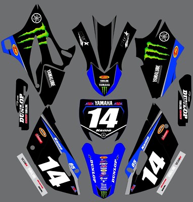Graphics for Yamaha YZ 85 YZ85 2015-2020 Decals Star Custom | eBay