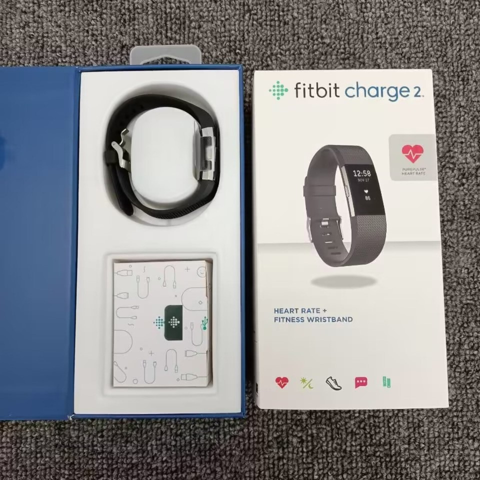 NEW Fitbit Charge 2 HR Fitness Activity Tracker- Black/Blue/Purple/Gold ...