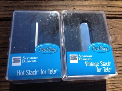 SEYMOUR DUNCAN STK-T2b Hot Lead & STK-T1n Vintage Stack Telecaster ...