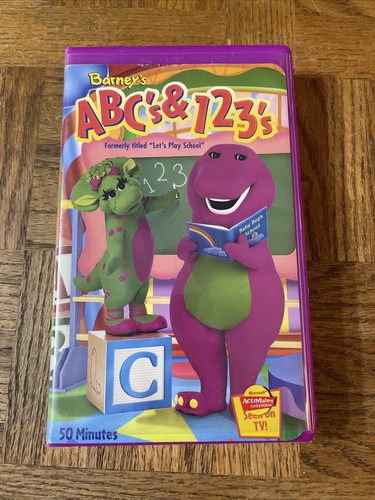 Barney Abcs And 123s VHS 45986020574| eBay