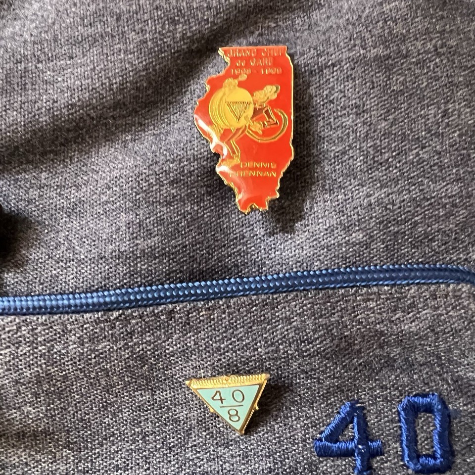 The Forty and Eight US Veteran American Legion Garrison Cap w/13 Pins ...