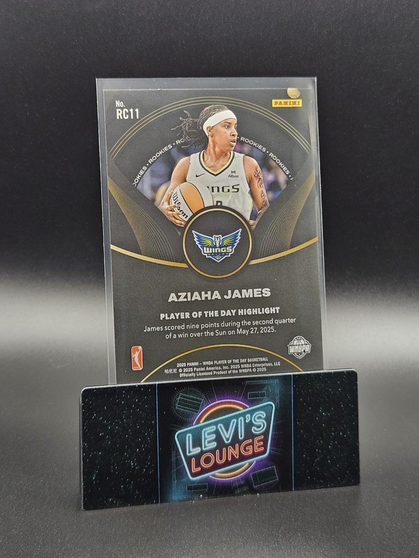 2025 Panini WNBA Blue Prizm #RC11 Aziaha James Dallas Wings RC /50 | eBay