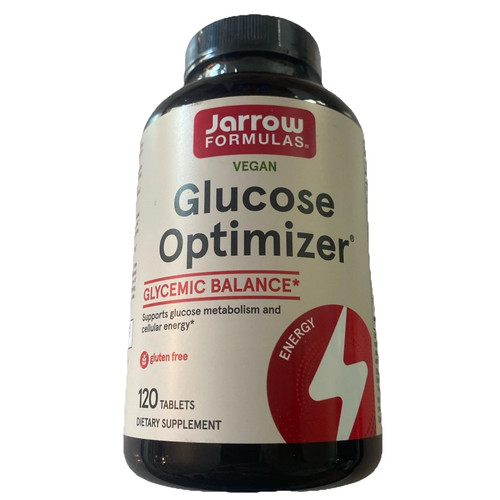 Jarrow Formulas Vegan Glucose Optimizer Glycemic Balance 120 Tablets ...
