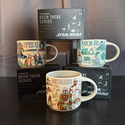 Disney Parks 2022 Star Wars Complete Mug Set Starbucks Been There ...