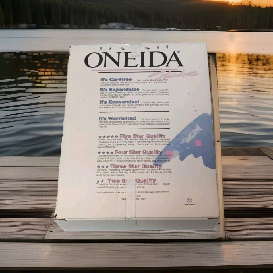 Vintage Oneida Day Dream Flatware Set 20pc Stainless USA Service for 4 ...