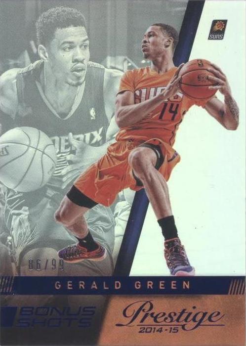 2014-15 Panini Prestige - Gerald Green #60 Bonus Shots Blue Premium /99 ...