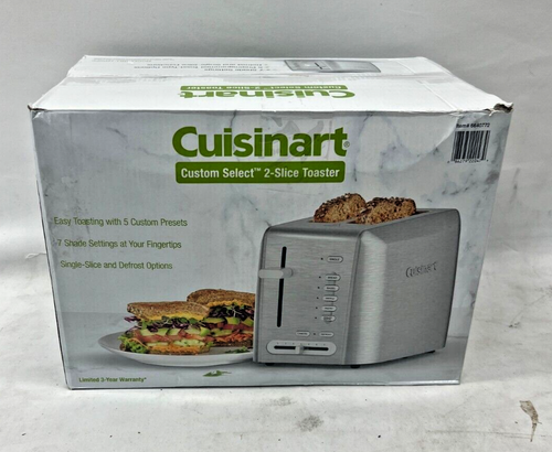 Cuisinart RBT-1200PC Countertop Custom Select 2-Slice Toaster in ...