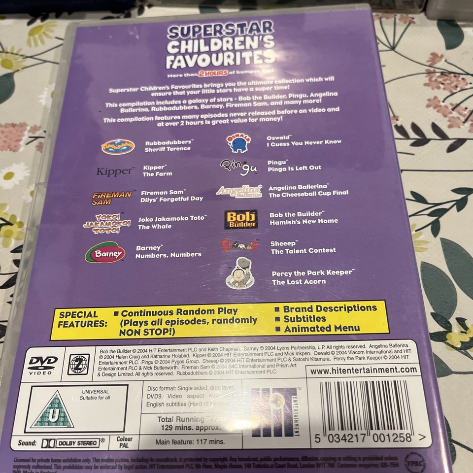 Children's Favourites - Superstar (DVD, 2004) 5034217001258 | eBay