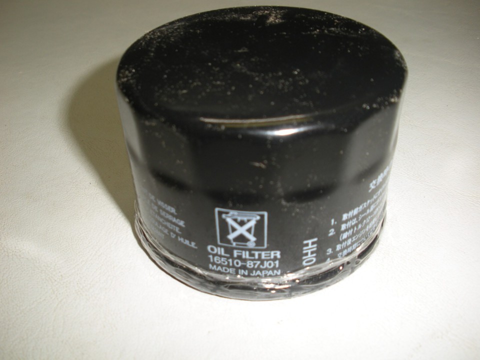 Genuine Suzuki Oil Filter 16510-87J01. Replaces 16510-87J00 | eBay
