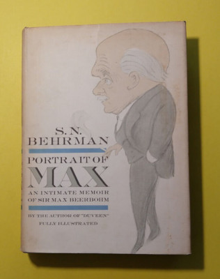 Portrait Of Max by S.N. Behrman 1960 first edition 1st printing with ...