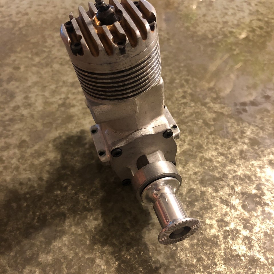 Unidentified McCoy 60? Control Line Model Airplane Engine Piston Moves ...