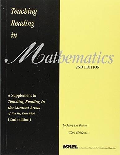 Teaching Reading in Mathematics - Paperback By BartonHeidema - GOOD ...