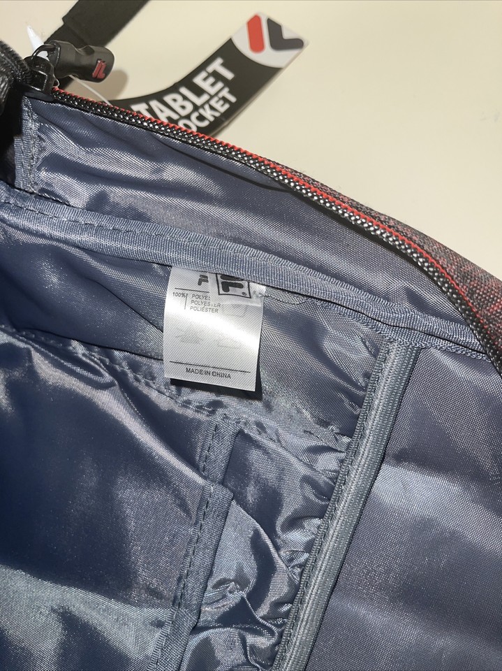 New Fila Argus 2 II Filatech Backpack Bag Laptop Compartment Tablet NWT ...