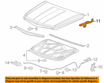 GM OEM Many Models Hood Hinge Assembly Right 22914277 New NOS | eBay