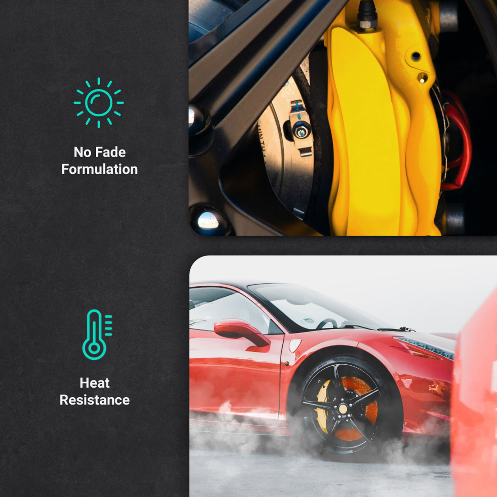 ERA Paints 2K Teal Brake Caliper Paint Hi-Temp Resistance, Extreme ...