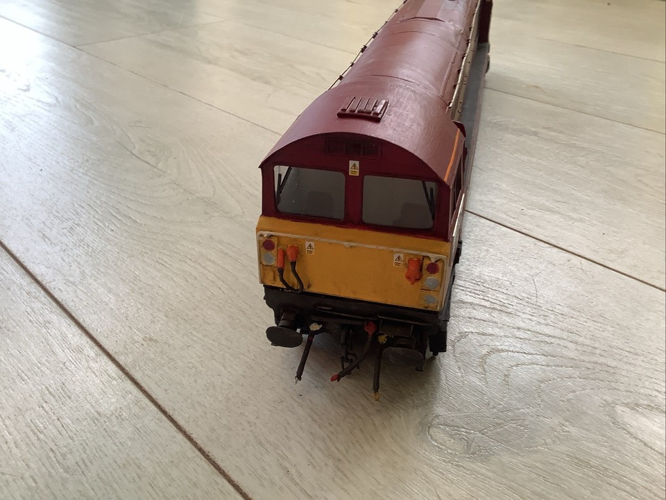 O GAUGE BR CLASS 58 Locomotive EWS LIVERY ‘58050’ Maroon And Gold | eBay UK