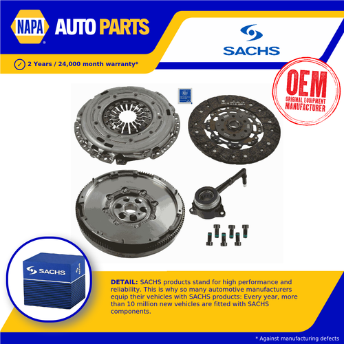 Dual Mass Flywheel DMF Kit with Clutch fits VW JETTA Mk4 2.0D 2011 on ...
