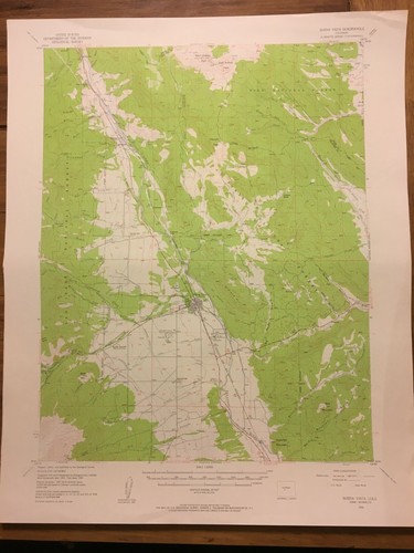 Buena Vista Quadrangle Colorado 1955 Vintage Topographic USGS Map San ...