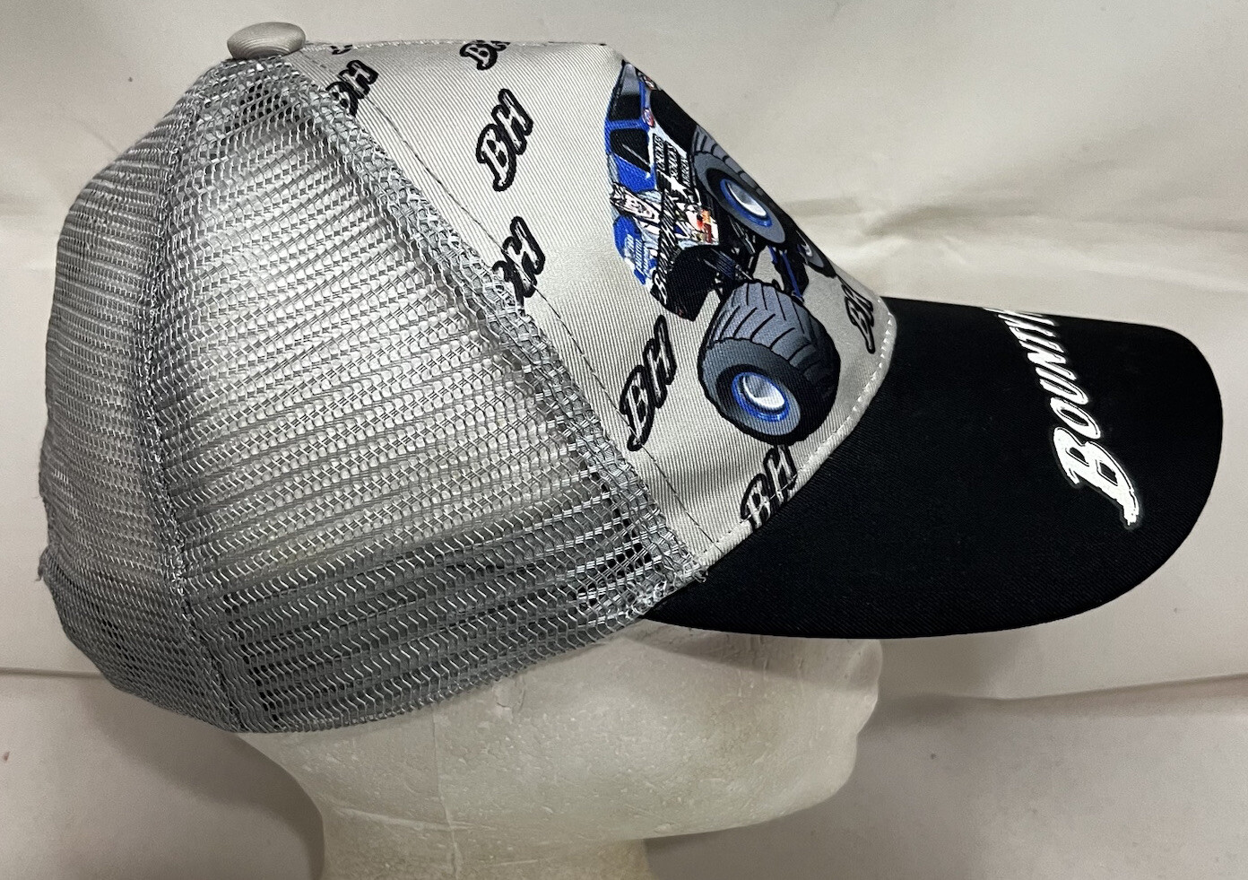 Bounty Hunter Monster Jam Truck Mesh Trucker Hat Chec… - Gem