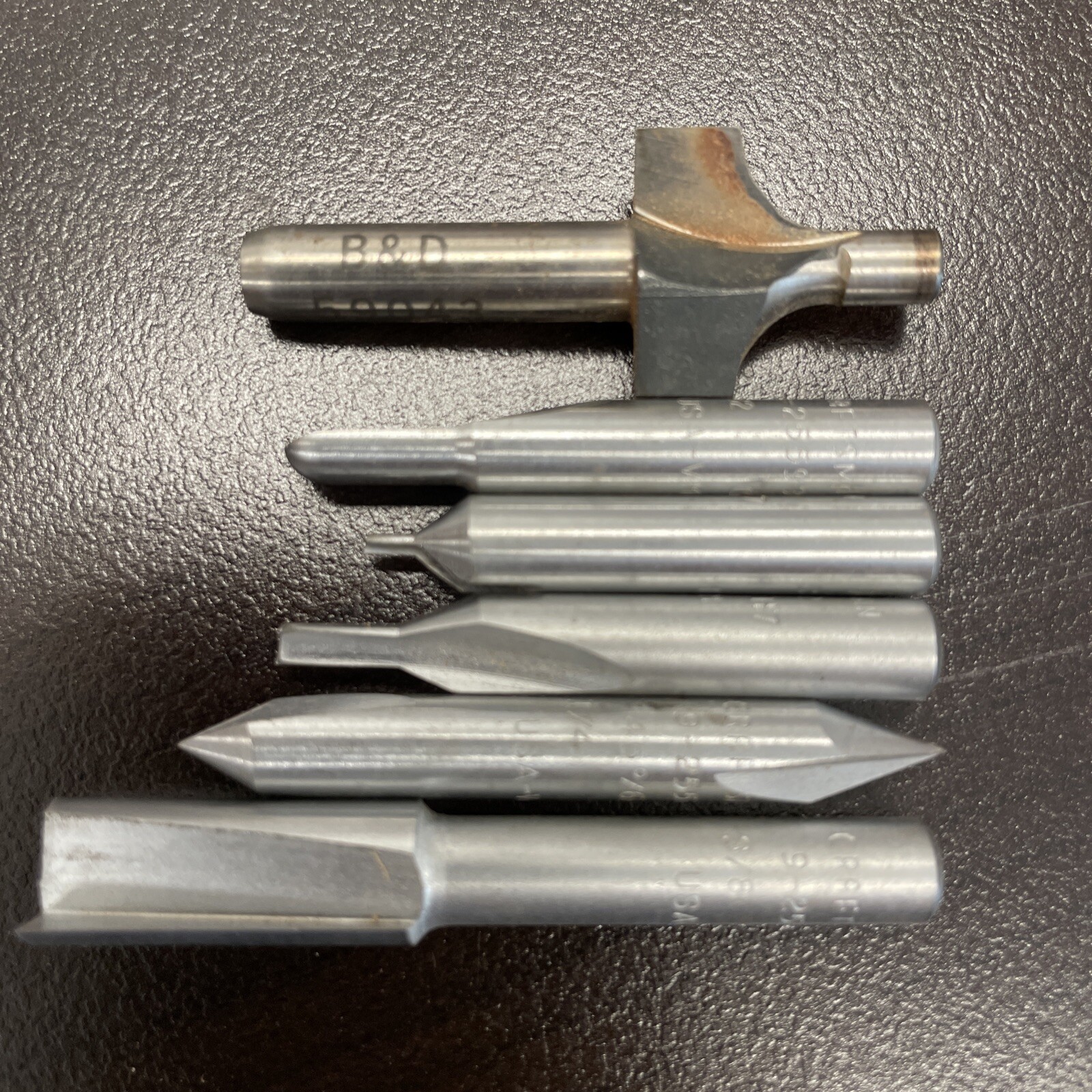 craftsman router bits lot Of 6-one Is B&D59043,five Are Craftsman | eBay