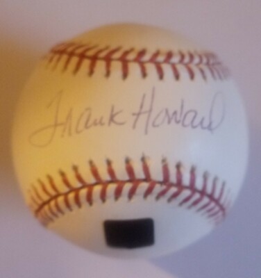 Frank Howard Senators 2001 Topps Archives Auto Baseball Hologram ...