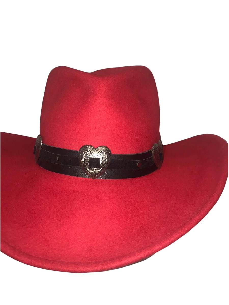 Red Cowboy Hat Front