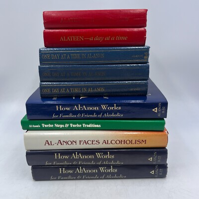 Lot of 10 Al-Anon Recovery Books How Al-Anon Works 12 Steps Traditions ...