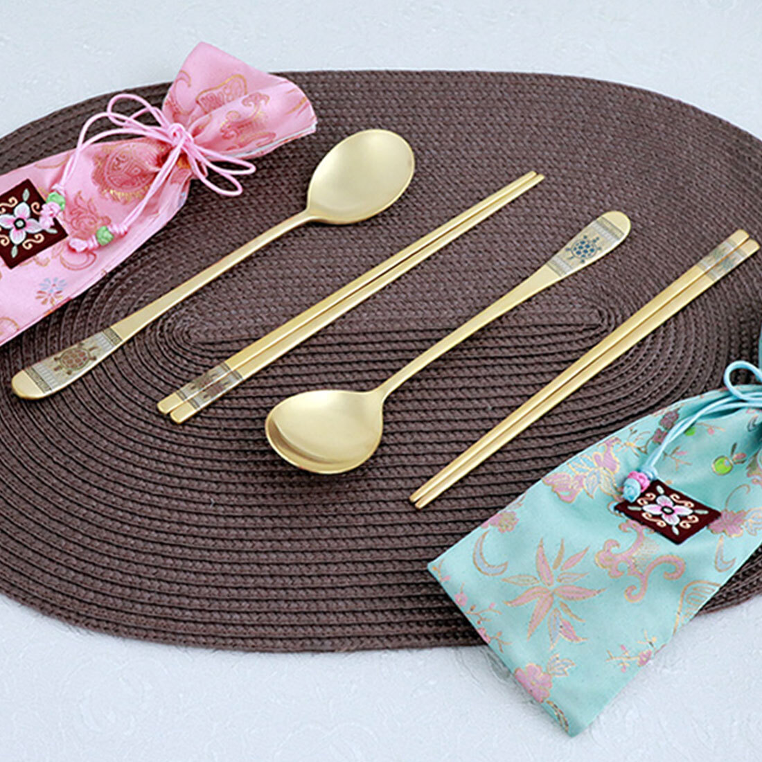 A SET OF 2 GOLD SPOONS TURTLE PATTERNS 24K PURE GOLD PLATED GIFT FOR ...