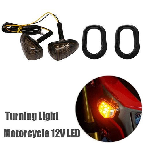 5X(1 Pair Motorcycle Turning Light 12V LED Turn Signals Light ...