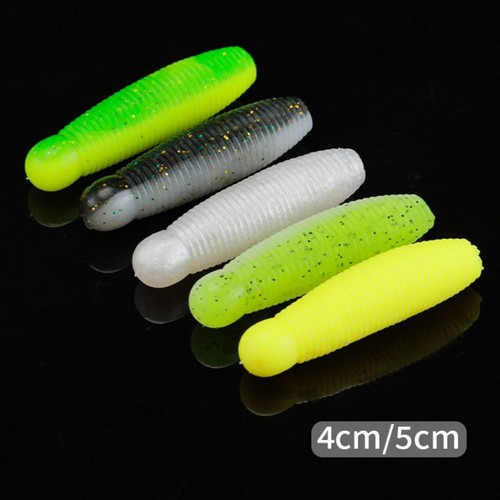 10/20 PCS PVC Fishing Soft Lures Multicolor Floating Minnow Baits ...