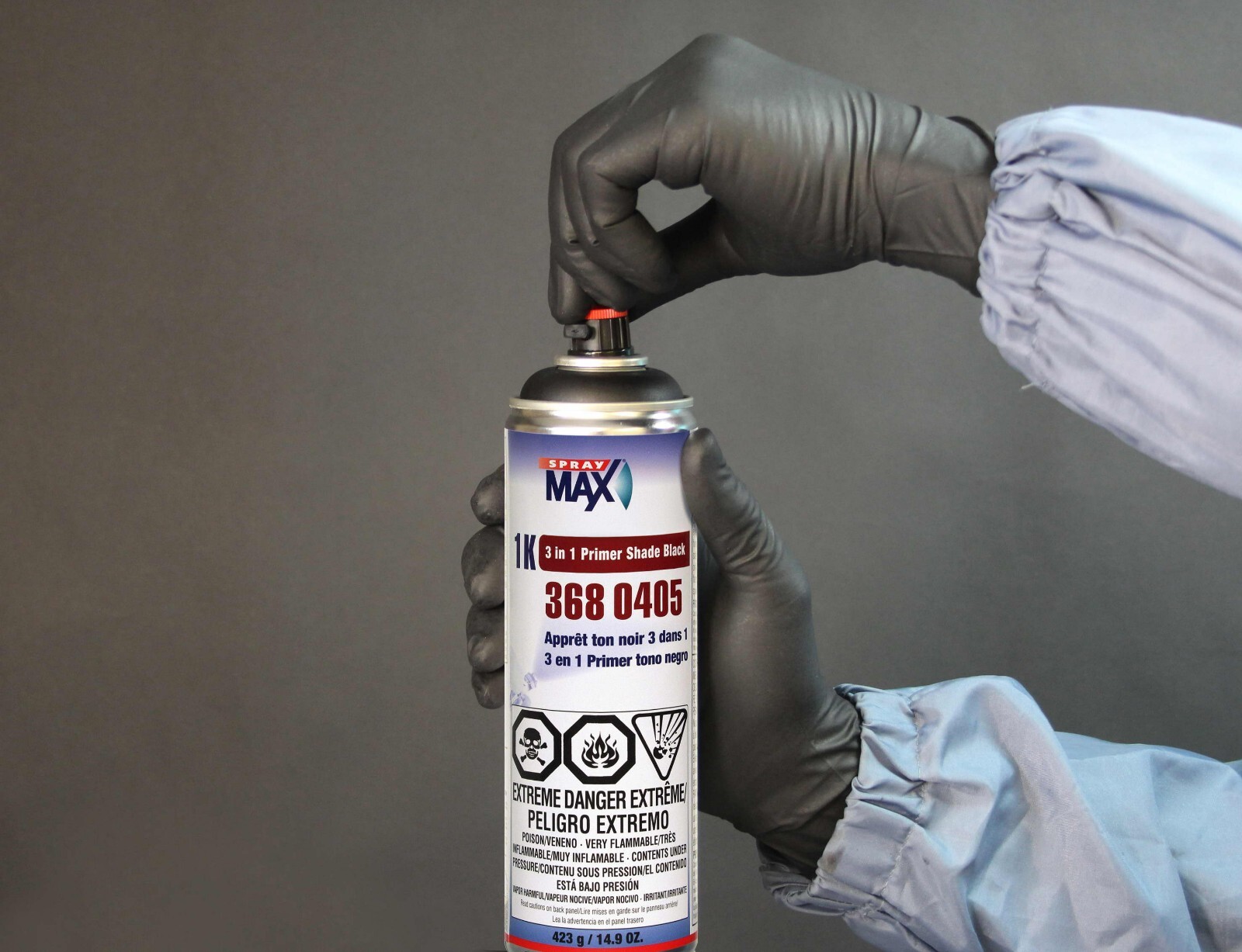 SprayMax 3680405 3 in 1 Primer Shade Black Aerosol 500ml 14.9oz ...
