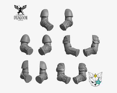Crimson Angels Arm Set. Custom Bits For Prime 28mm Scale Tabletop ...