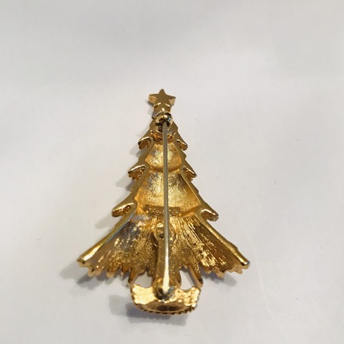 Monet Christmas Tree pin brooch Rhinestone Brooch Pin GOLDTONE J6704 | eBay