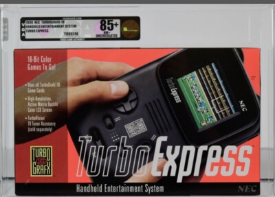 NEC Turbo Express TURBOGRAFX-16 SEALED Handheld Console VGA U85+ UBER ...
